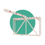 Perpendicular Monkey Bars » King Swings