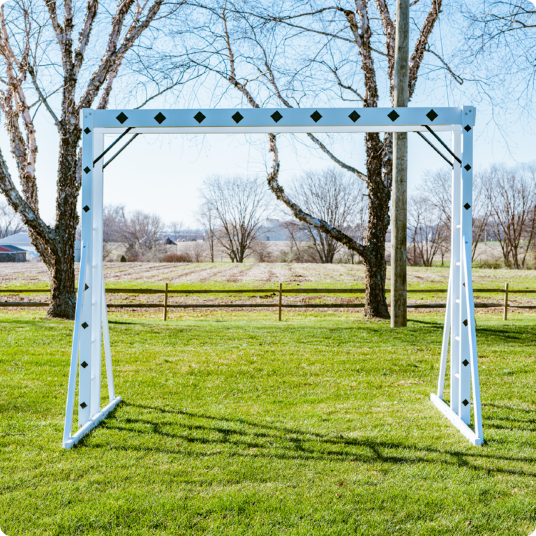 Freestanding Vinyl Monkey Bar Swing Beam » King Swings